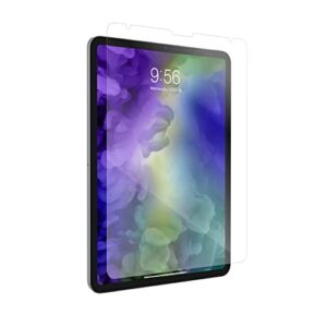 zagg invisibleshield glass plus - tempered glass screen protector made for the apple ipad pro 12.9 inch - clear