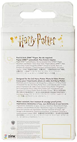 Lifeprint PH50 Harry Potter Magic Photo and Video Printer Sticky Backed Film – 40 Pack, White