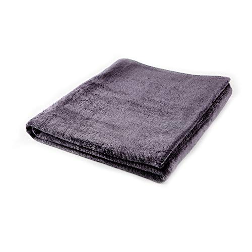 SGCB Premium Car Microfiber Towels 1 Pack Grey, 24" x 63” Car Drying Wash Towels Extra Large Car Towel Super Water Absorbent Scratch & Lint Free Detailing Polishing Buffing Finishing Towels