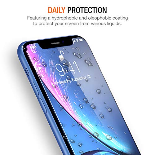 Trianium Tempered Glass Screen Protector Designed for Apple iPhone 11 (2019) / iPhone XR (2018), 3 Pack HD 0.25mm Glass 9H Film (w/Alignment Case Tool included)