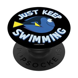 disney pixar finding dory keep swiming popsockets popgrip: swappable grip for phones & tablets