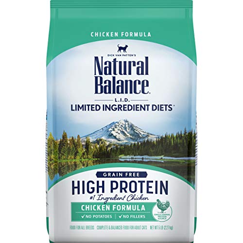 Natural Balance Limited Ingredient Diet Chicken| High Protein Adult Grain-Free Dry Cat Food | 5-lb. Bag