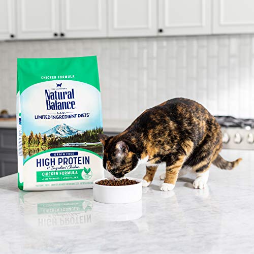 Natural Balance Limited Ingredient Diet Chicken| High Protein Adult Grain-Free Dry Cat Food | 5-lb. Bag