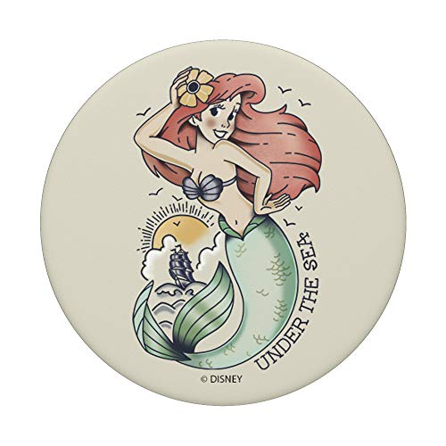 Disney Little Mermaid Ariel Under The Sea Tattoo PopSockets PopGrip: Swappable Grip for Phones & Tablets