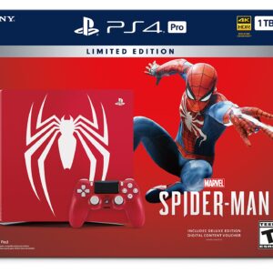 PlayStation 4 Pro 1TB Limited Edition Console - Marvel's Spider-Man Bundle [Discontinued]