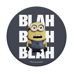 Despicable Me Minions Blah Blah Blah PopSockets PopGrip: Swappable Grip for Phones & Tablets