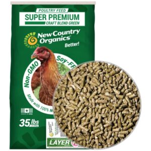 New Country Organics Soy-Free Layer Pellets for Laying Hens, 35 lbs