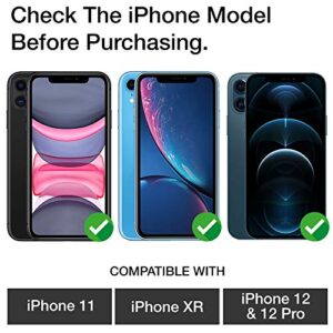 XDesign Compatible with iPhone 12 Screen Protector, iPhone 12 Pro Screen Protector - 3 Pack Tempered Glass Film for iPhone XR / 11/12 / 12 Pro 6.1 inch 9H Hardness/Installation Tray/Case Friendly