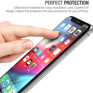 XDesign Glass Screen Protector Designed for Apple iPhone 11 Pro Max/iPhone XS MAX (3-Pack) Tempered Glass with Touch Accurate and Impact Absorb+Easy Installation Tray [Fit with Most Cases] - 3 Pack