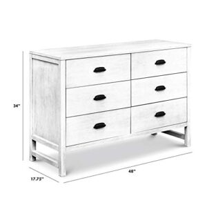 DaVinci Fairway 6-Drawer Double Dresser in Cottage White