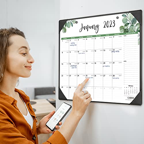 Large Desk Calendar 2023-2024 with Office Desktop Mat, Cabbrix Desk Pad Calendar 22 x 17 Inch Runs From Now to Dec 2024, Desk Blotter Academic Calendar 2023-2024 for Home School and Office