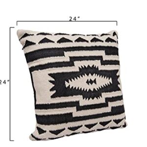 Creative Co-Op Pillow, Black