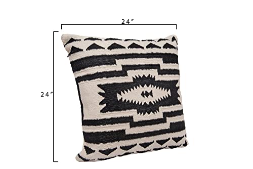 Creative Co-Op Pillow, Black