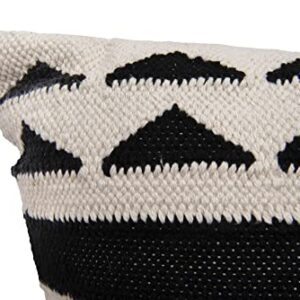 Creative Co-Op Pillow, Black