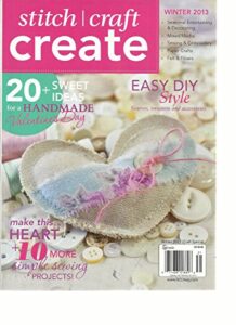 stitch craft create, winter, 2013 (20 + sweet ideas for a handmade valentine's