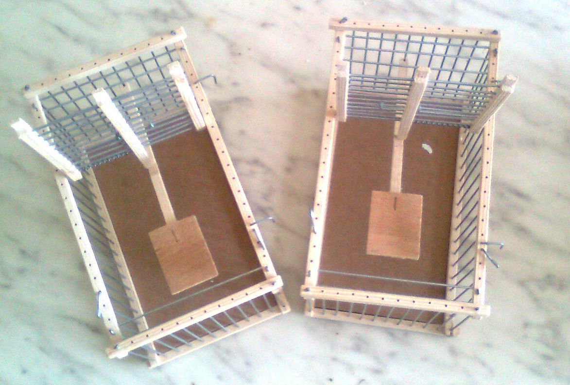 Set of Two Bird Trap Cage : : Can be Used as Transport Cage