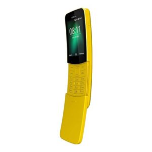 Nokia 8110 (TA-1059) 512MB/4GB 2.45-inches Factory Unlocked, International Stock (Yellow)