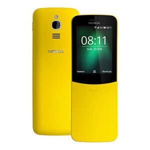 nokia 8110 (ta-1059) 512mb/4gb 2.45-inches factory unlocked, international stock (yellow)