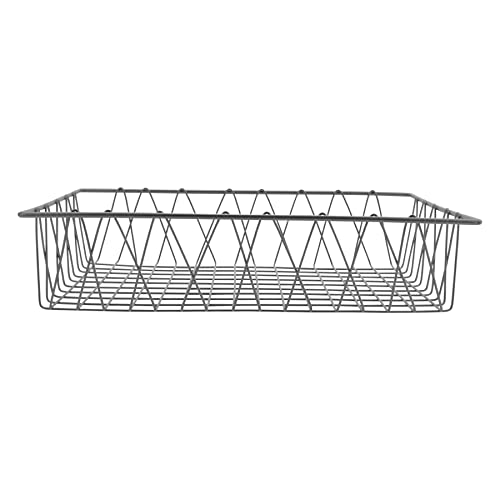 G.E.T. IR-904 18" x 12" Wire Pastry Basket, Iron Powder Coated