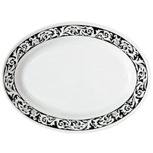 g.e.t. op-621-so melamine break-resistant oval serving platter, 21" x 15", soho