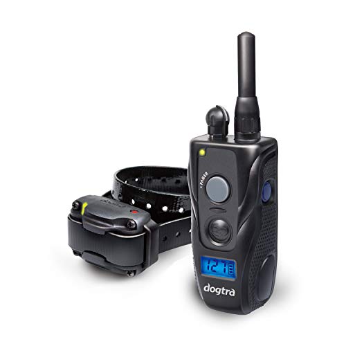 Dogtra 280C Remote Training E-Collar - 1/2 Mile Range - 127 Static Stimulation Levels, Vibration, LCD Screen, Rechargeable, Waterproof, Electric Dog Collar for Obedience Training of Small, Medium Dogs