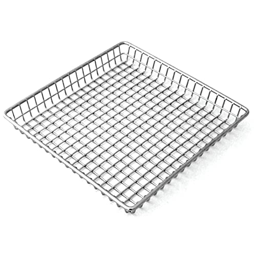 G.E.T. 4-83599 Stainless Steel Metal Rectangular Wire Serving Tray Stainless Steel Wire Baskets Collection