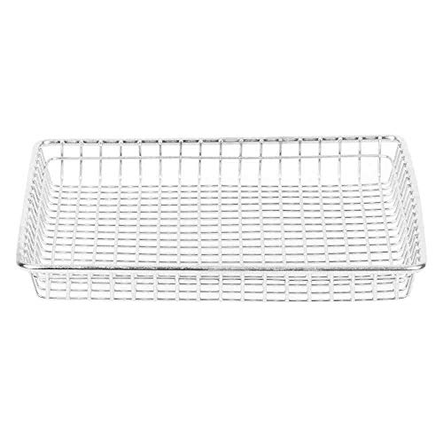 G.E.T. 4-83599 Stainless Steel Metal Rectangular Wire Serving Tray Stainless Steel Wire Baskets Collection