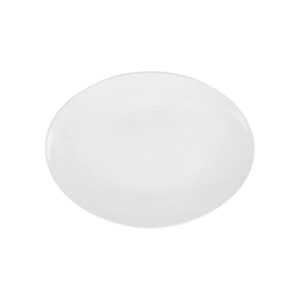 G.E.T. OP-1518-W Heavy-Duty Shatterproof Plastic Oval Melamine Serving Platter, 15" x 11", White