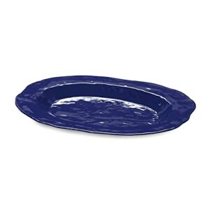 g.e.t. ml-137-cb 17.75" x 13" oval platter, cobalt blue