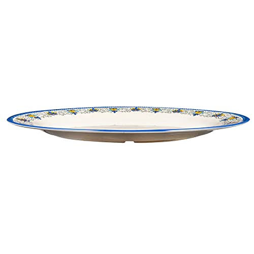 G.E.T. OP-618-SL Food Service Oval Display Platter, 18" x 13.5", Santa Lucia