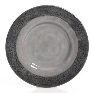 Gibson Dragonstone 16 pc Dinnerware Set Grey Stoneware, Gray -