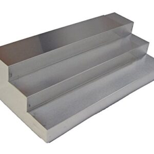 Dial Industries S1704 3 Tier Expand-A-Shelf, Stainless Steel