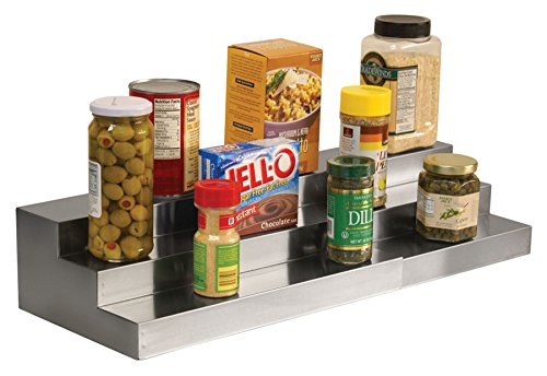 Dial Industries S1704 3 Tier Expand-A-Shelf, Stainless Steel