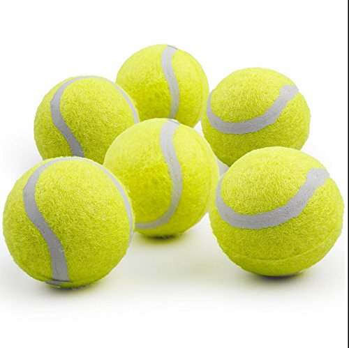 ALL FOR PAWS Dog Tennis Balls for Dogs, Great for Mini Ball Launcher, 6 Pack 2 Inch Tennis Balls