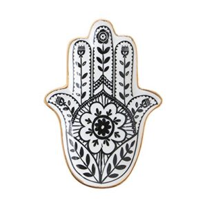 saideke home trinket dish hand small jewelry tray ring dish holder decorative plate hamsa hand