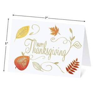 Current Faith Thanksgiving Greeting Cards Set - Themed Religious Holiday Card Variety Value Pack, Set of 12 Large 5 x 7-Inch Cards, Assortment of 12 Unique Designs, Envelopes Included