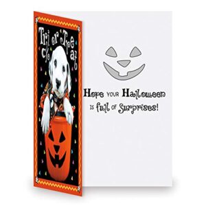 Current Halloween Greeting Cards Set - Set of 12 Large 5 x 7-Inch Cards, Themed Holiday Card Variety Value Pack, Assortment of 12 Unique Designs, Envelopes Included