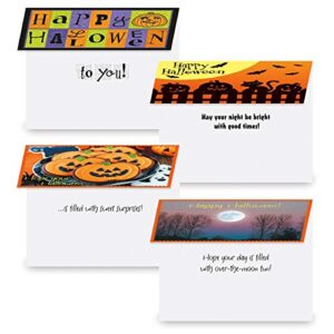 Current Halloween Greeting Cards Set - Set of 12 Large 5 x 7-Inch Cards, Themed Holiday Card Variety Value Pack, Assortment of 12 Unique Designs, Envelopes Included