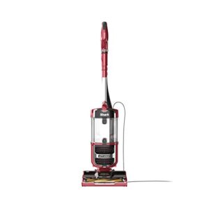 shark zu561 navigator lift-away speed self cleaning brushroll lightweight upright vacuum with hepa filter, red peony