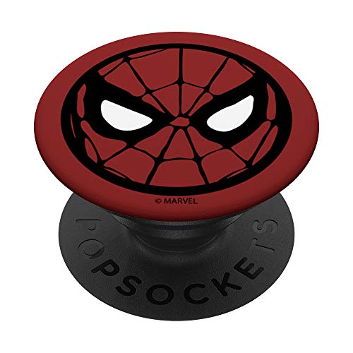 Marvel Spider-Man Circle Mask Kids PopSockets PopGrip: Swappable Grip for Phones & Tablets