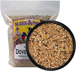 sleek & sassy nutritional diet dove & quail bird food (4 lbs.)