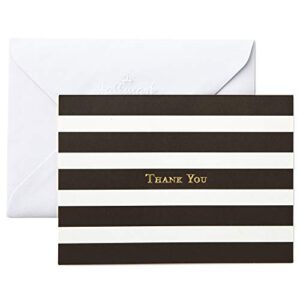 hallmark thank you cards, striped (40 blank thank you notes with envelopes for weddings, business, birthdays, showers, all occasion), 5stz5023