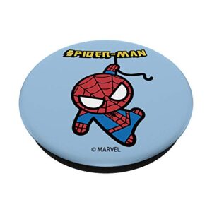 Marvel Spider-Man Hanging Cute Kawaii PopSockets PopGrip: Swappable Grip for Phones & Tablets