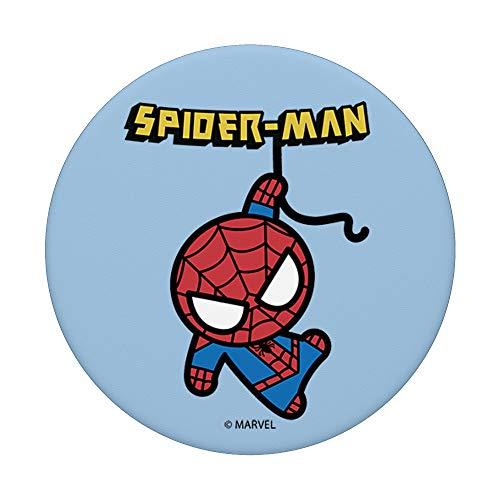 Marvel Spider-Man Hanging Cute Kawaii PopSockets PopGrip: Swappable Grip for Phones & Tablets