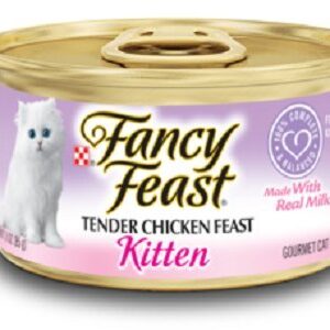 Fancy Feast Kitten Tender Chicken Feast (12-CANS) (NET WT 3 OZ Each CAN)