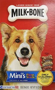 milk-bone mini's flavor snacks dog treats (pack of 2)