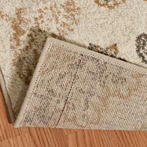 United Weavers Bridges Via Vicosa Linen 10x13 9'10" X 13'2" Area Rug, 9' 10" x 13' 2" (Model: 3001 00197 1013)