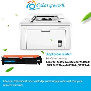 Color4work Compatible Toner and Drum Replacement for HP 32A CF232A Toner Drum 1-Pack and HP 30X CF230X Toner Cartridge 2-Pack for Laserjet Pro M203dw M203d M203dn M227fdw M227fdn Printer