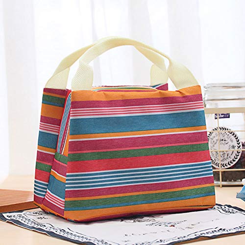 Lunch Bag Lunch Organizer for office Lunch Cooler with Zip Closure Foldable Lunch Tote Bag, Reusable Lunch Holder Insulated Lunch Container Picnic Bag for Men Women