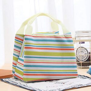 Lunch Bag Lunch Organizer for office Lunch Cooler with Zip Closure Foldable Lunch Tote Bag, Reusable Lunch Holder Insulated Lunch Container Picnic Bag for Men Women